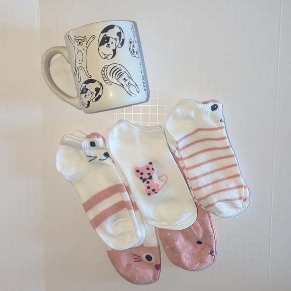 Accessories | Cat Socks Cat Mug Gift Pack | Poshmark